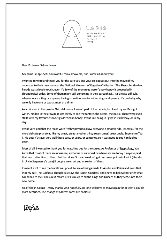 A letter to the sun... - Ministry of Stories